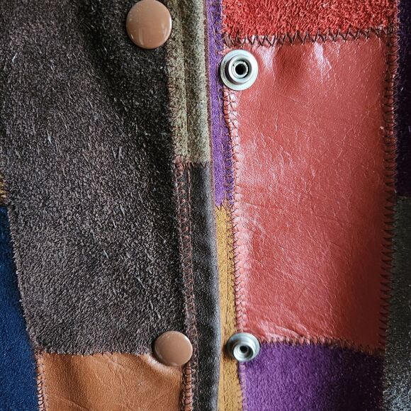 Patchwork | Jackets & Coats | Vintage Kantex Leather Patchwork Jacket ...